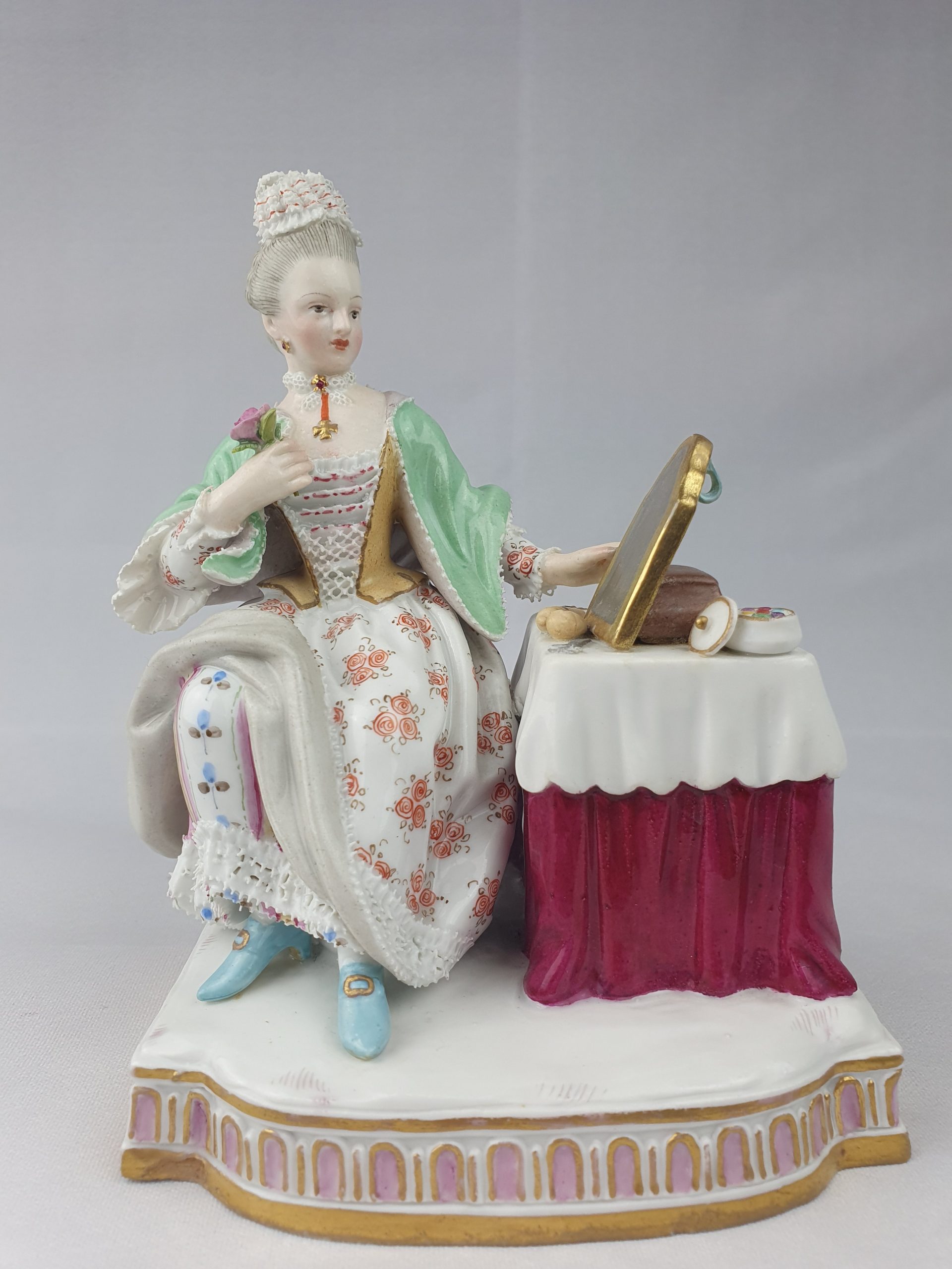 Meissen Figure of Sense of Sight - Meissen Showroom